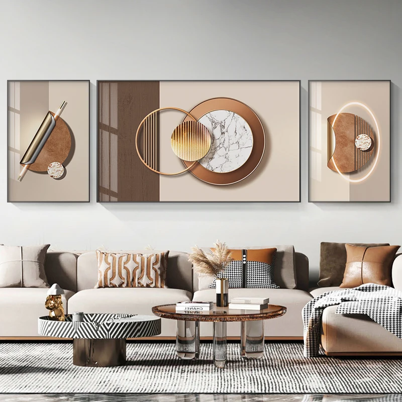 Luxury Living Room Wall Decoration Painting | Pictures Posters Wall ...