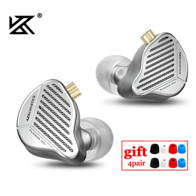 KZ PR1 Planar Driver In Ear Earphones Music Headphones HiFi Bass Monitor Earbuds Sport Wired ...