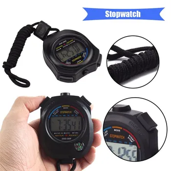 New Classic Digital Handheld Pocket Stopwatch Professional Digital ...