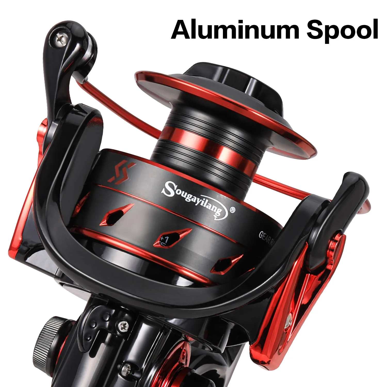 Choice 6000 Series Red 6000 7000 Carp Spinning Reel Carbon Fiber Drag ...