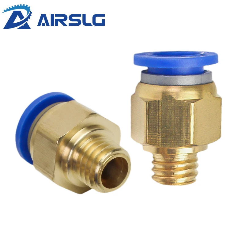 10pcs/lot PC4 6 8 10 -M6 M8x1 M8x1.25 M10x1 M10X1.5 M12X1.75 M16x2 ...