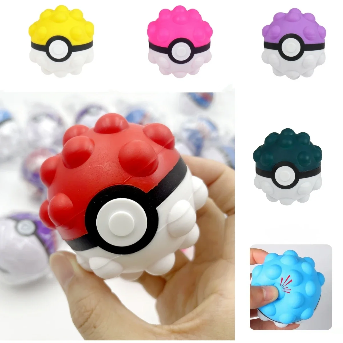 3D-Pokemon-Genie-Decompression-Ball-Fidget-Bubble-Simple-Dimple-Stress ...