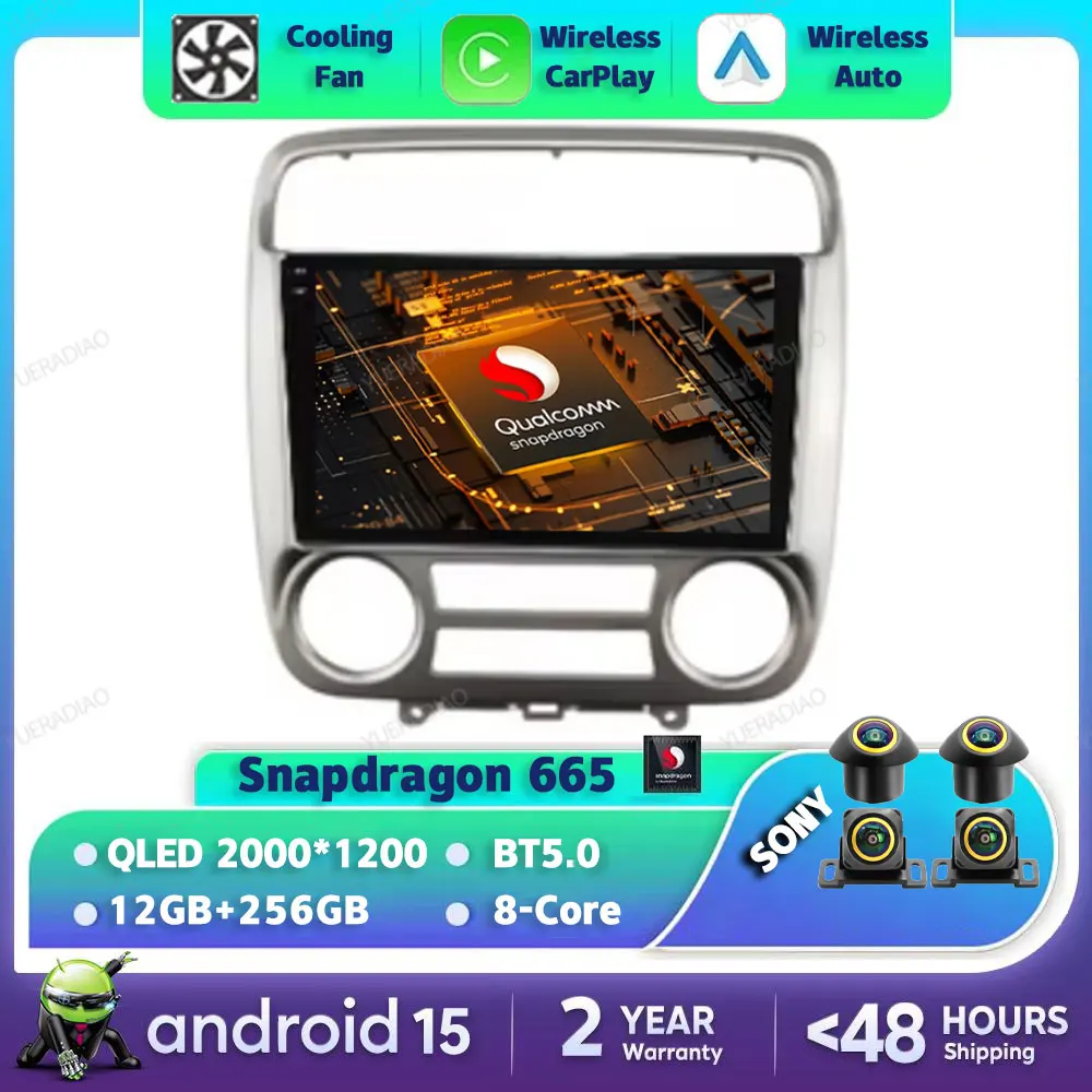 Android 15 Car Radio For Honda Stream 1 2000 2001 - 2006 GPS NAVI ...