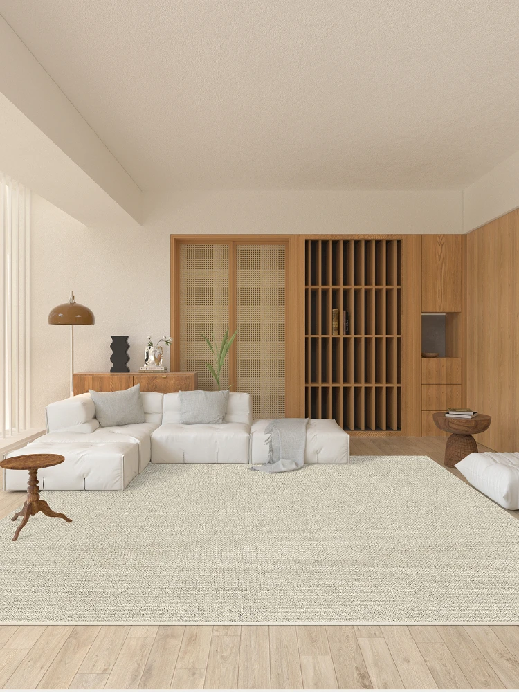 Minimalist-Solid-Color-Carpet-Comfortable-Refreshing-Bedroom-Rugs ...
