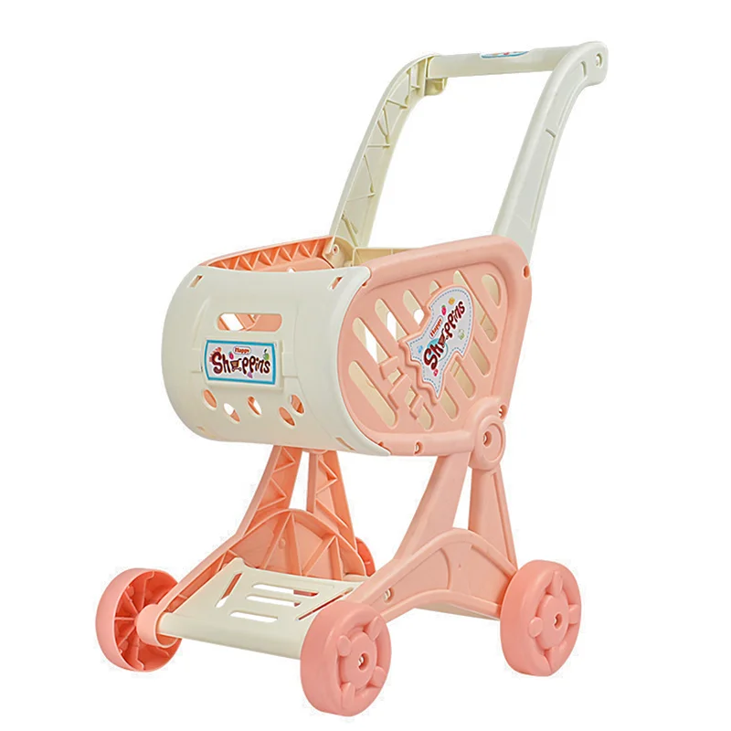 Baby Supermarket Shopping Groceries Cart Trolley Toys For Girls Kitchen ...