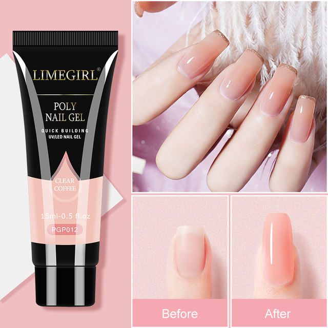 Limegirl 17Pcs Poly Nail Gel Extention Kit - Limegirlstore