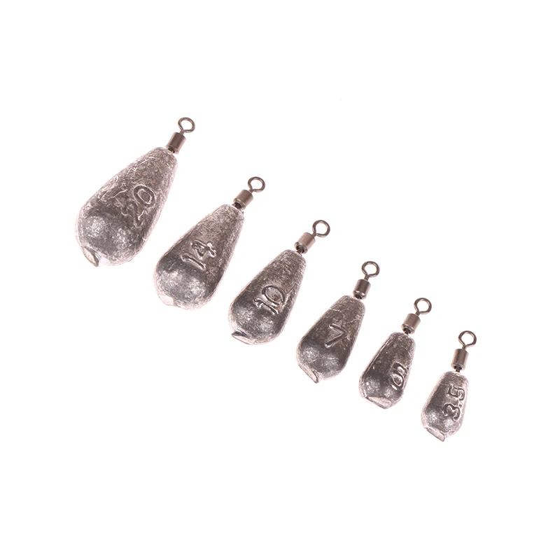10pcs-Lead-Sinker-Reverse-Fishing-Lead-Rotating-Eight-shaped-Ring ...
