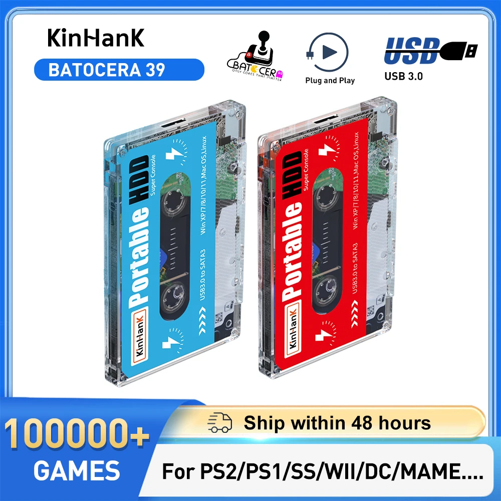 KINHANK-Super-Console-X-Gaming-HDD-Batocera-35-100000-Retro-Games-for ...