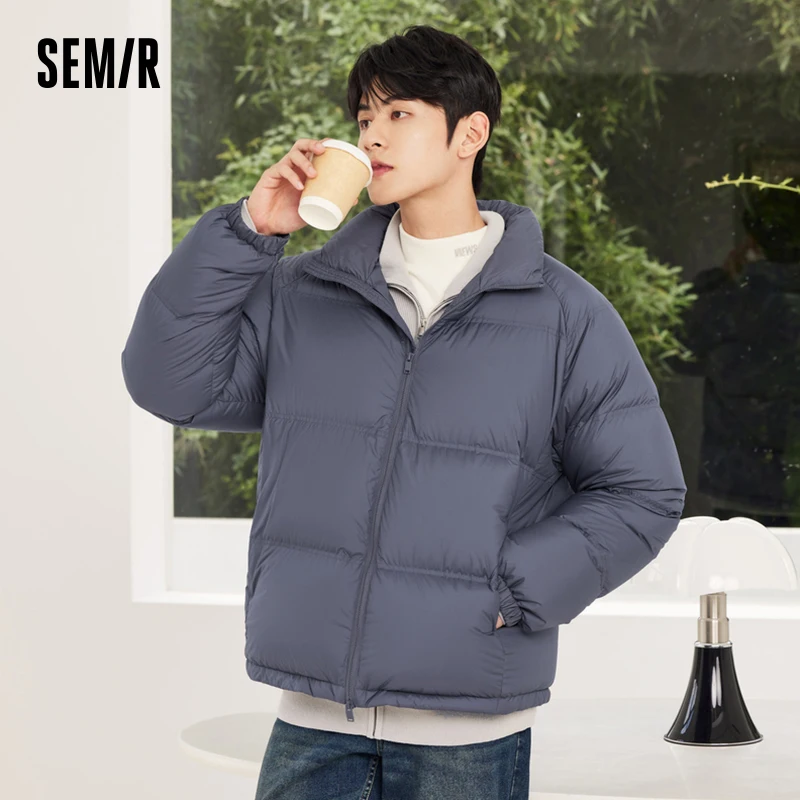 Semir-Down-Jacket-Men-2023-Winter-New-Three-Proof-Solid-Color-Versatile ...
