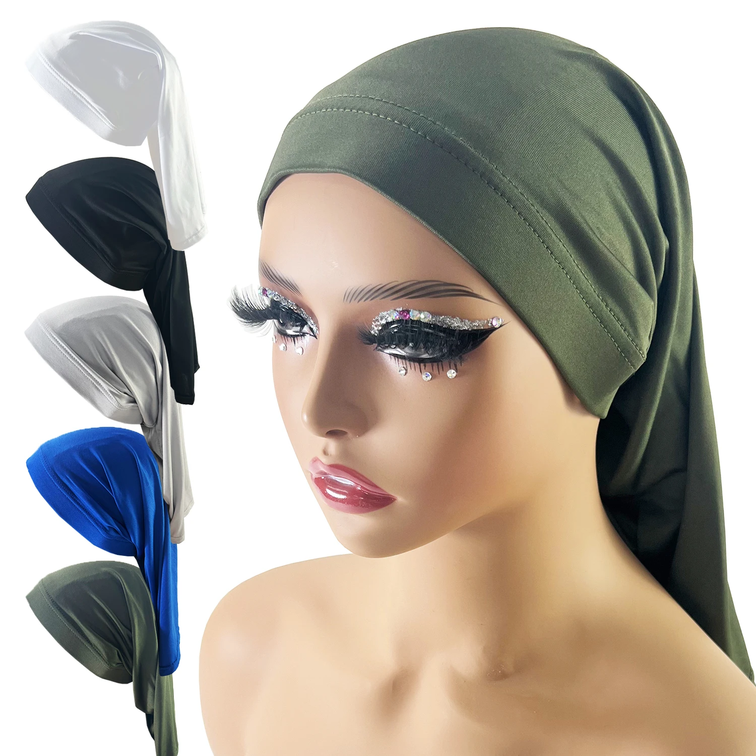 Loccap-Unixes-Braids-Dreadlocks-Opening-at-both-ends-Spandex-Long-Tail ...