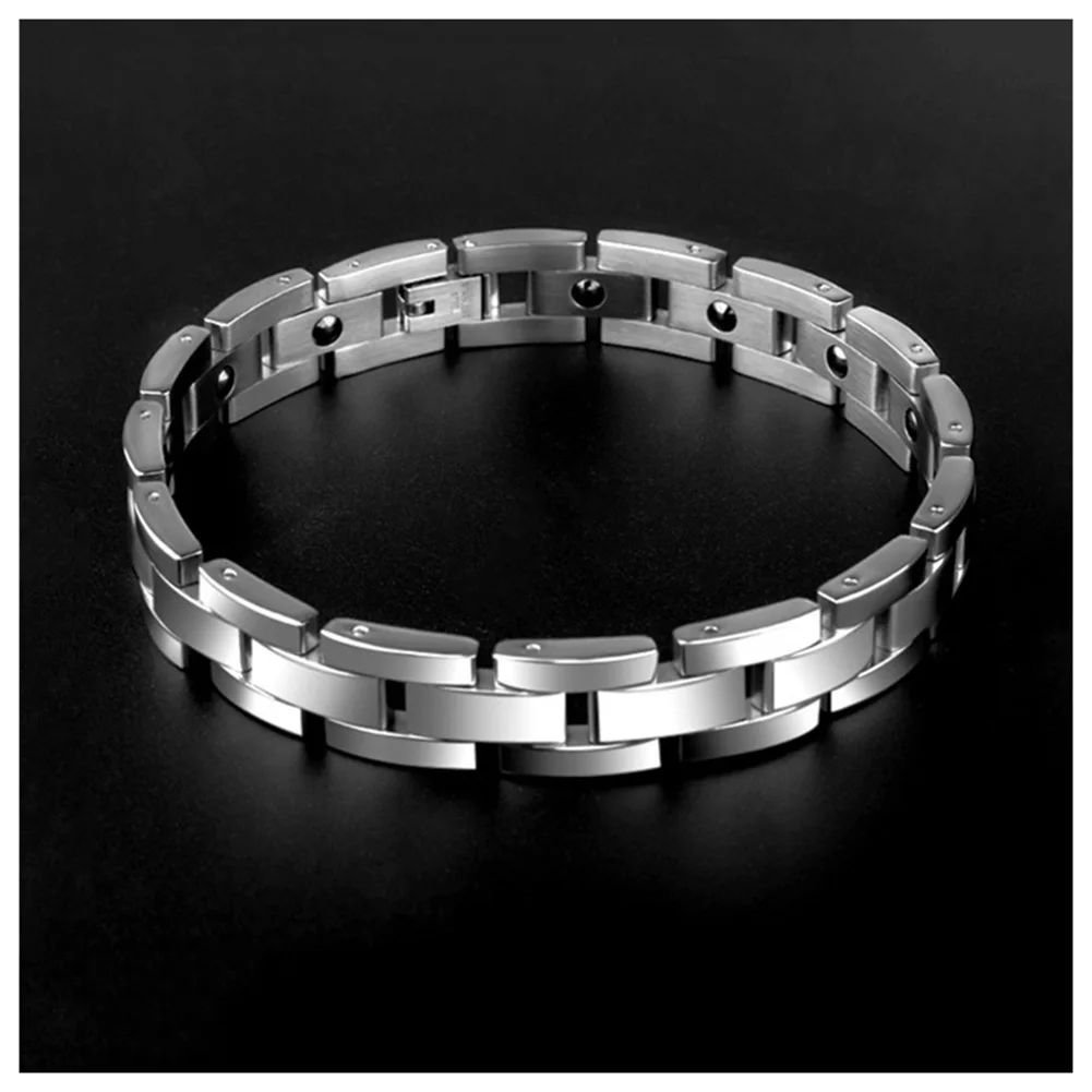 Titanium-Steel-Magnetic-Bracelet-Korean-Style-Radiation-Protecting ...