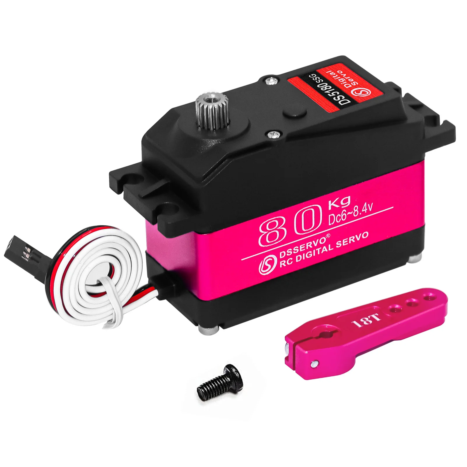 80KG-270-Digital-Servo-8-4V-High-Voltage-Metal-Gear-Large-Torque-High ...