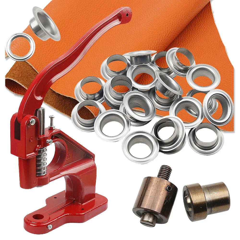 Stainless-Steel-Eyelets-Grommet-with-Multifunctional-Hand-Press-Tool ...