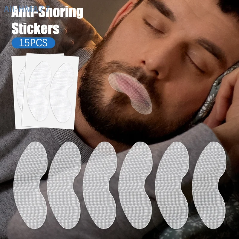 15Pcs-Anti-Snoring-Stickers-For-Children-Adult-Night-Sleep-Lip-Nose ...