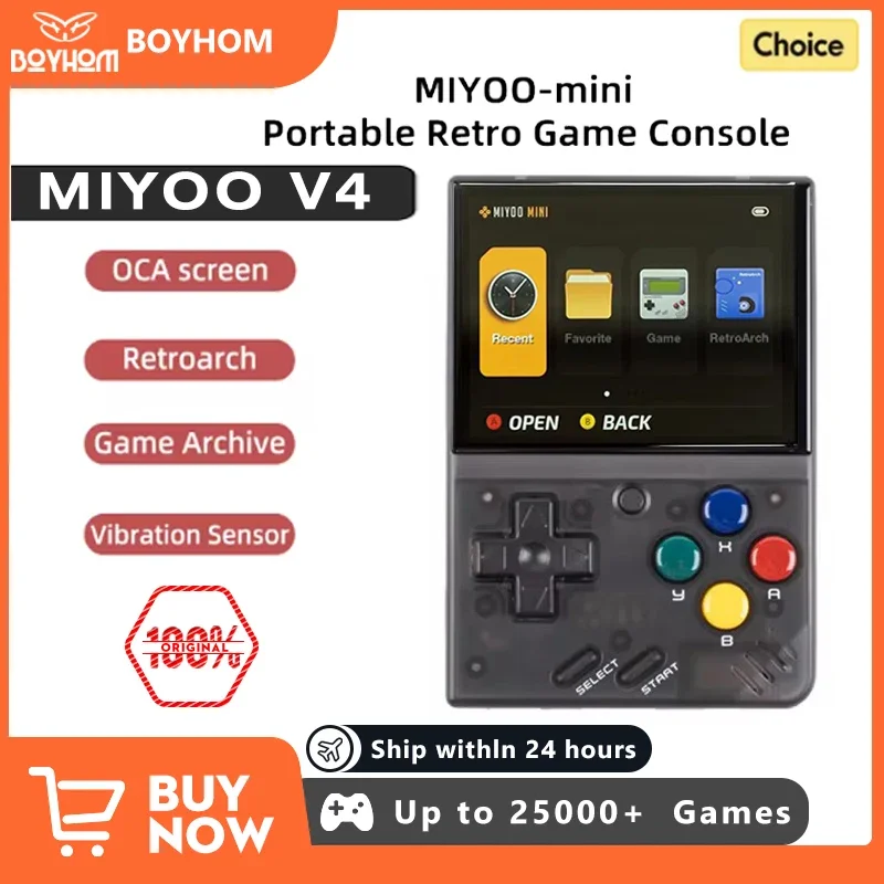 Open-Source-MIYOO-MINI-V4-Portable-Retro-Handheld-Game-Console-2-8Inch ...
