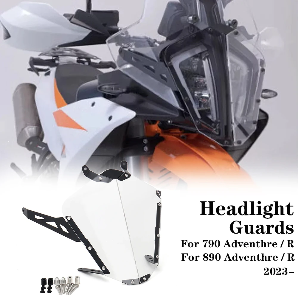 Motorcycle Accessories New Headlight Grille Guard Cover Protector Kit ...