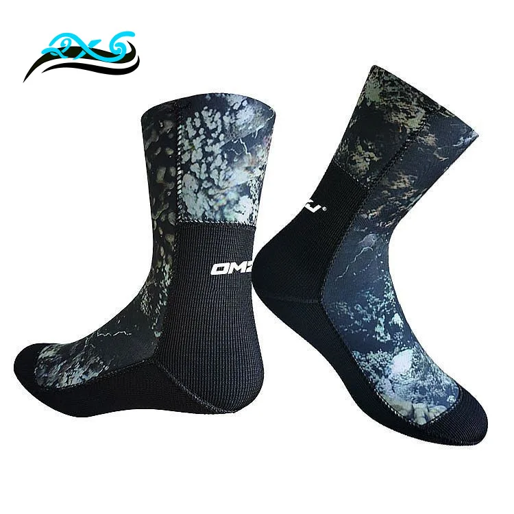 5mm Neoprene Sock Boots Diving Socks Soft Material Anti Slip Swimming ...