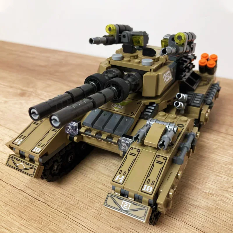 Military Series 8in1 Emperor Tank building block World War Explosion ...