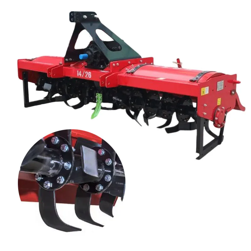 Agricultural Rotavator 3point PTO Tractor Mounted rotary tiller Tractor ...