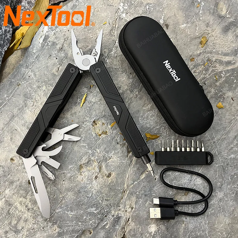 NexTool-Gemini-Multitool-13-in-1-Folding-Pliers-Rechargeable-Electric ...