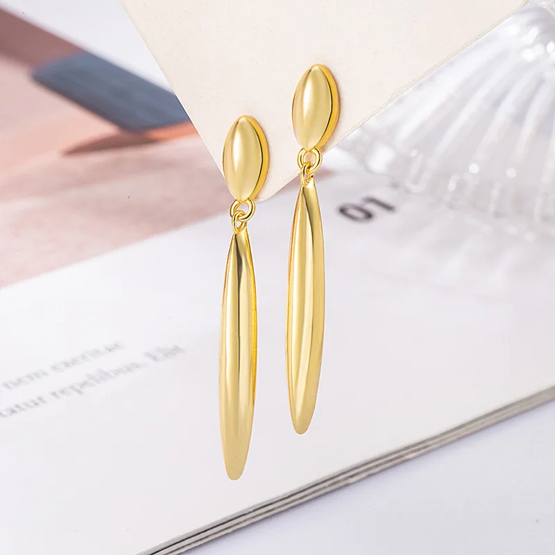 Pendientes de plata 925 con circonita para mujer, aretes simples de ...