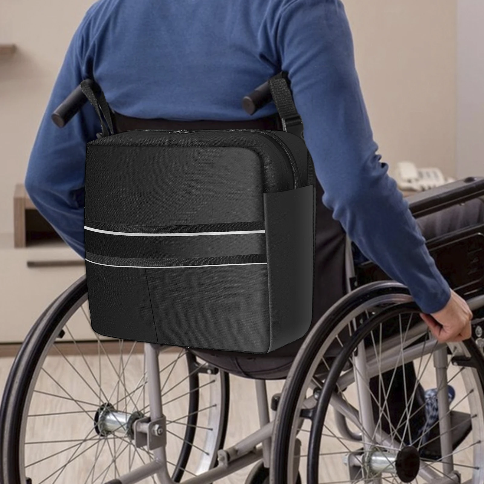 Wheelchair-Bag-Large-Capacity-Wheelchair-Pouch-with-Secure-Reflective ...