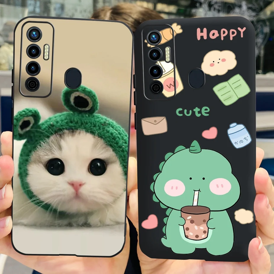 For-Tecno-Camon-17-Case-Camon17-P-Cute-Fashion-Painted-Cover-Soft ...