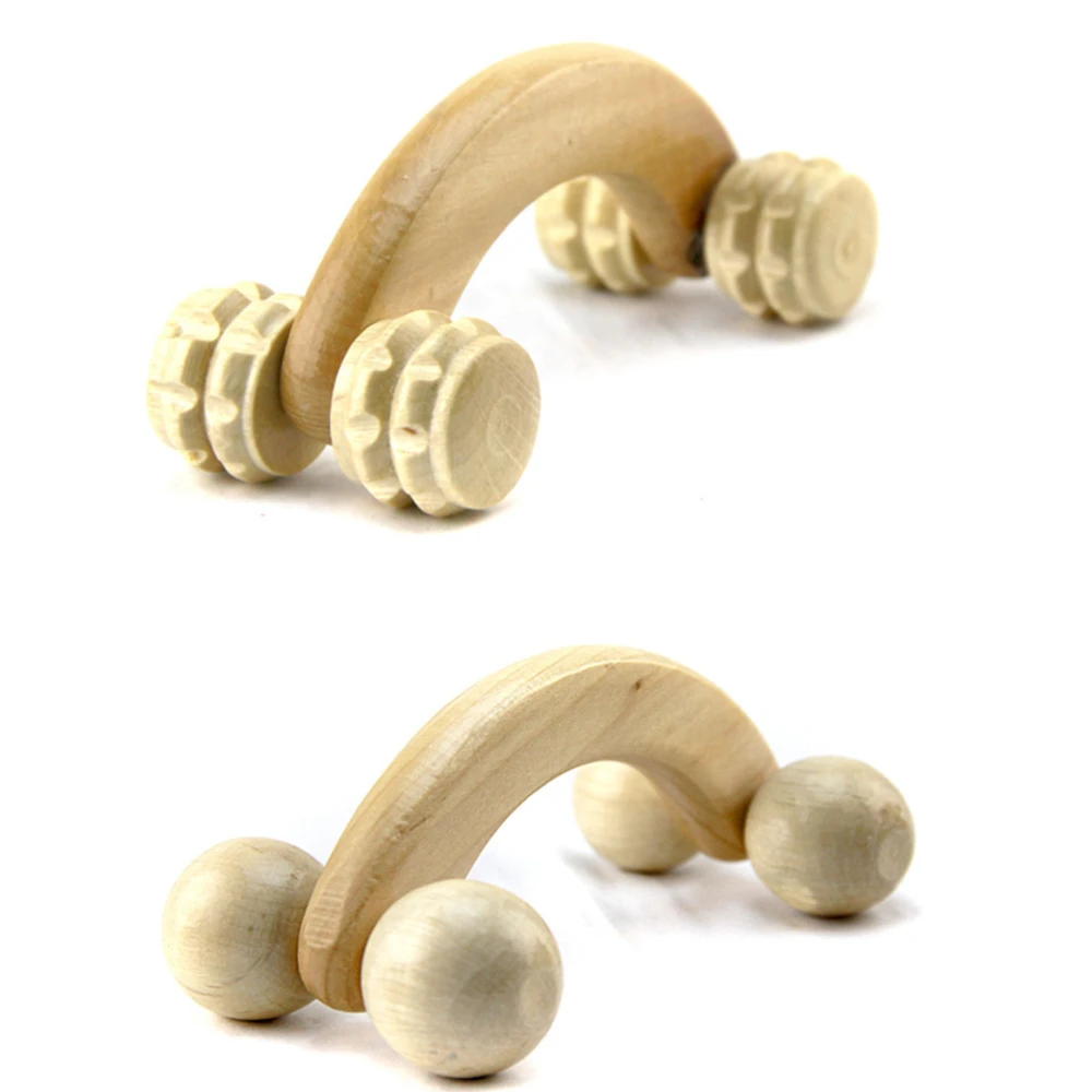 Wooden-Handheld-Body-Roller-Massager-Arm-Leg-Back-Foot-Hand-Neck ...