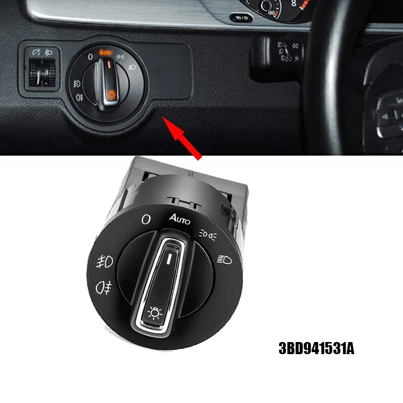 Headlight-Switch-3BD-941-531-For-VW-Golf-Jetta-Bora-Mk4-Passat-B5-B5-5 ...