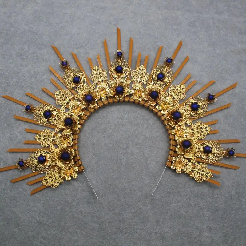 Halo-Spike-Queen-Anna-Tiara-Crown-Headpiece-Baroque-Punk-Lolita-Gothic ...