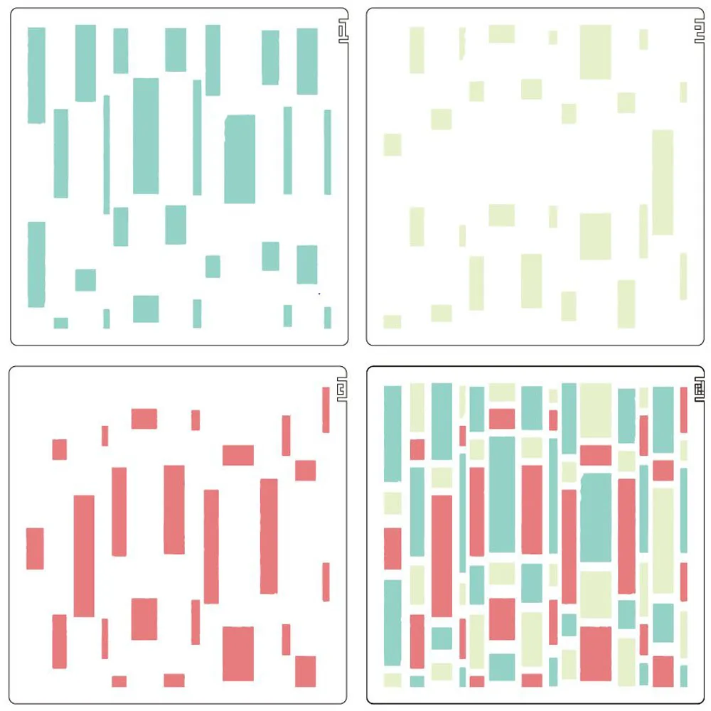 Stencils-Rectangle-Layering-Background-Template-Cutting-Dies ...