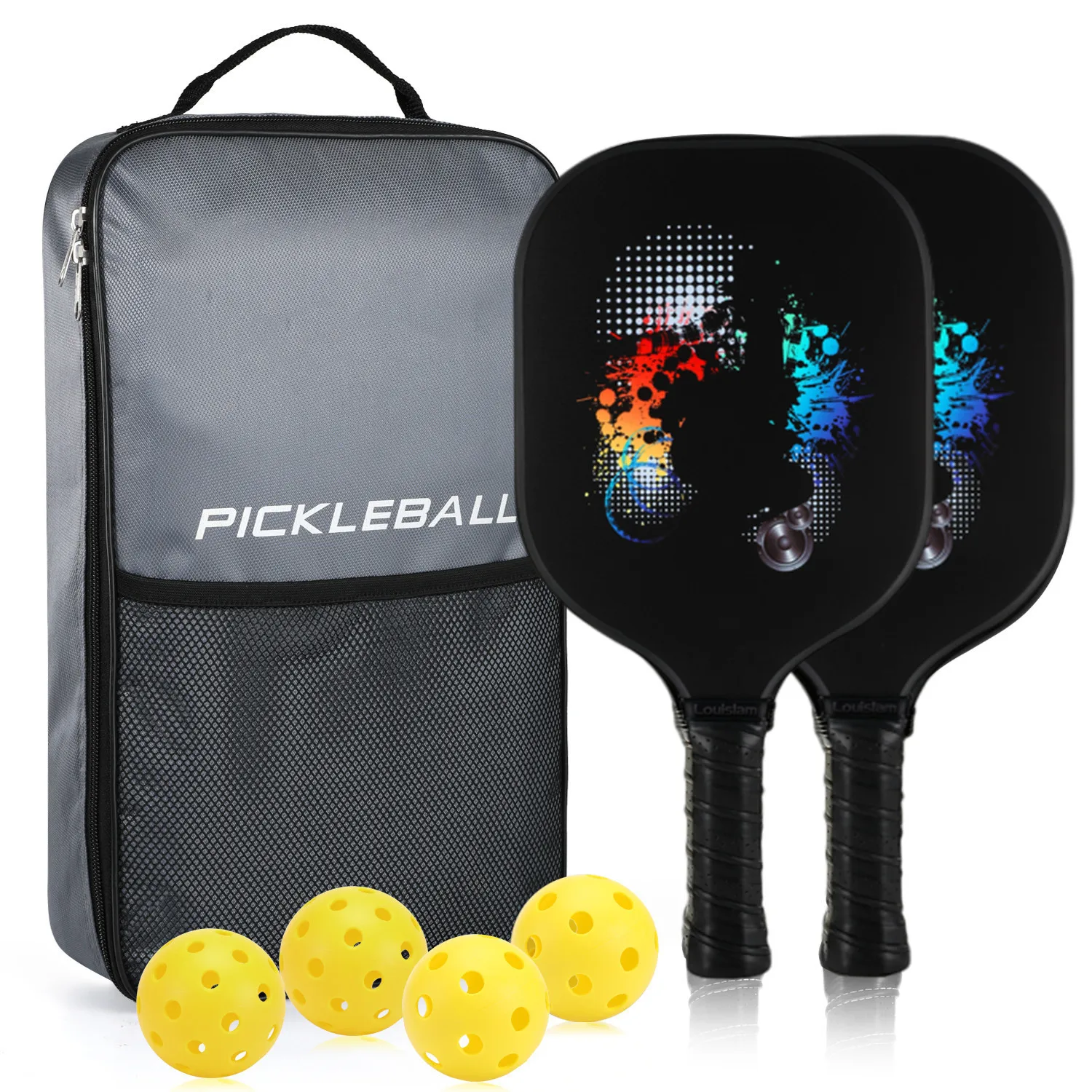 Graphite-Pickleball-Paddle-USAPA-approved-Carbon-Fiber-Face-Pickleball ...