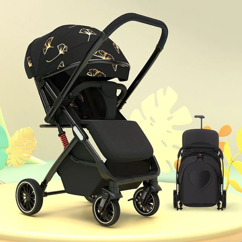 High Landscape Two-way Push Baby Stroller Can sit and Lie Down ...