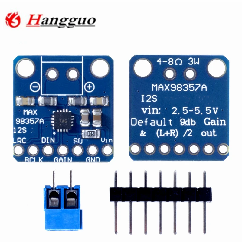 5PCS-Lot-MAX98357A-Audio-Amplifier-Module-3006-I2S-3W-Class-D-Amplifier ...