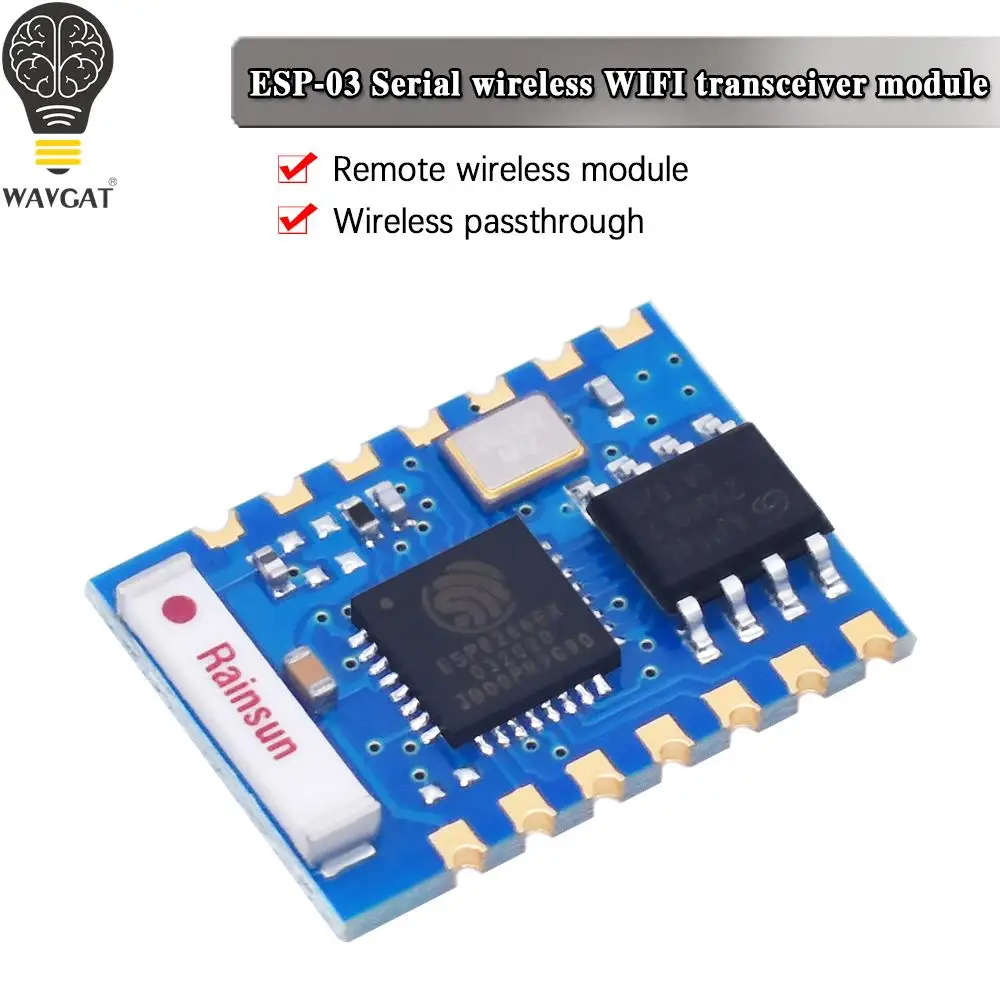 ESP8266 ESP03 ESP-03 SPI WIFI Wireless Transceiver Receiver Module Remote Control Module ...