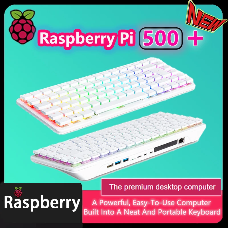 New Raspberry Pi 500+, Powerful Desktop Computer Built Into A High ...