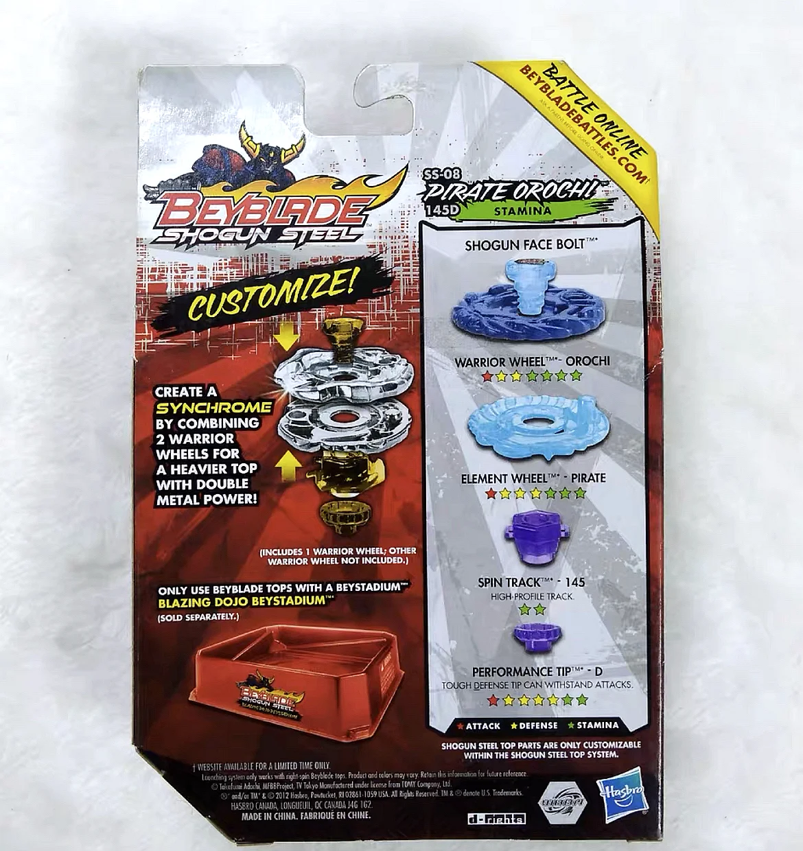 Beyblade Shogun Steel Pirate Orochi Special Move