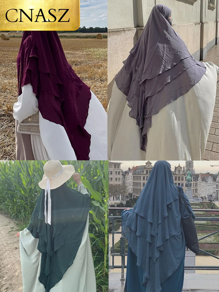 New-Hijab-Cap-Muslim-Abayas-For-Women-Arabic-Prayer-Carf-Islamic-3 ...
