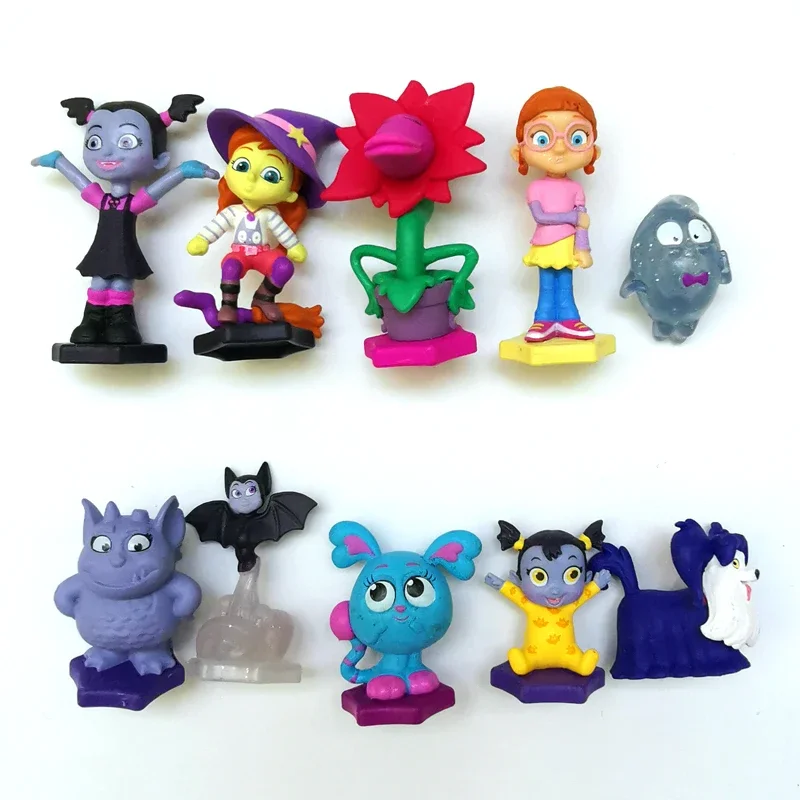 3Pcs-Dropshipping-Genuine-Cartoon-Vampire-Monster-Family-Vampirina-PVC ...