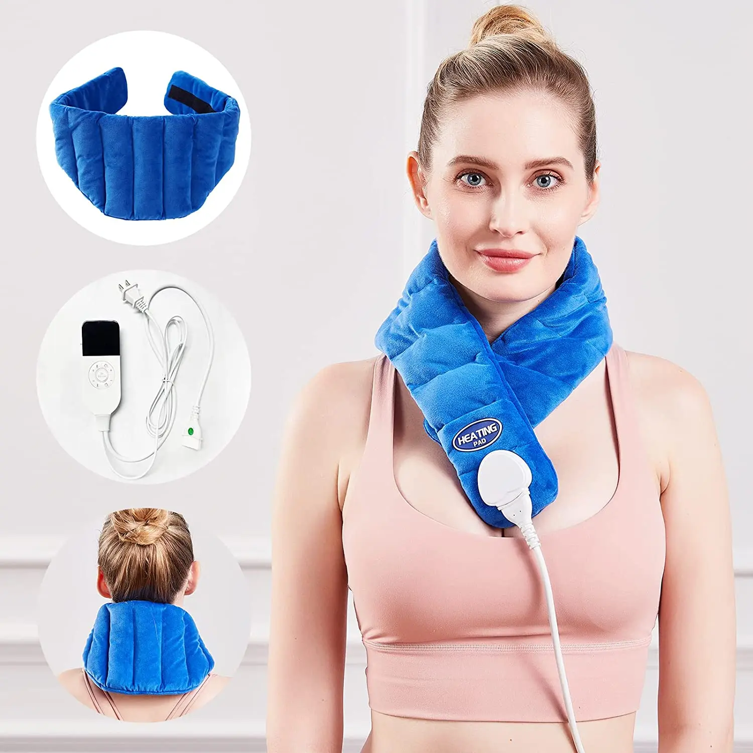 Electric-thermal-pad-for-cervical-vertebrae-Great-Neck-heating-support ...