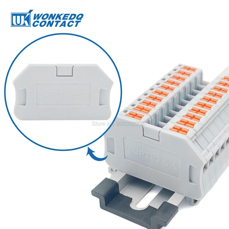 Din Rail Terminal Block Cover | Pt Din Terminal Blocks | Din Terminal ...