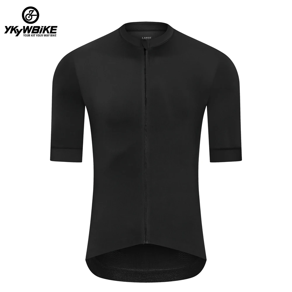 YKYWBIKE-maillot-de-ciclismo-transpirable-para-hombre-ropa-deportiva-de-carreras-color-negro ...
