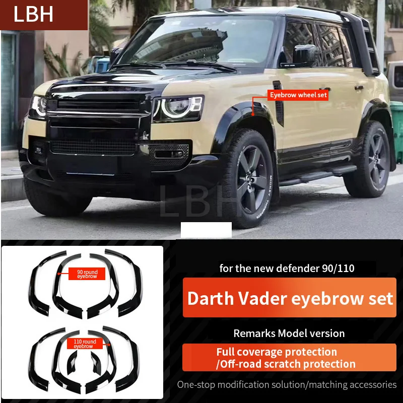 fit-for-land-rover-defender-90-110-130-L663-Black-Knight-Car-Wheel-Arch ...