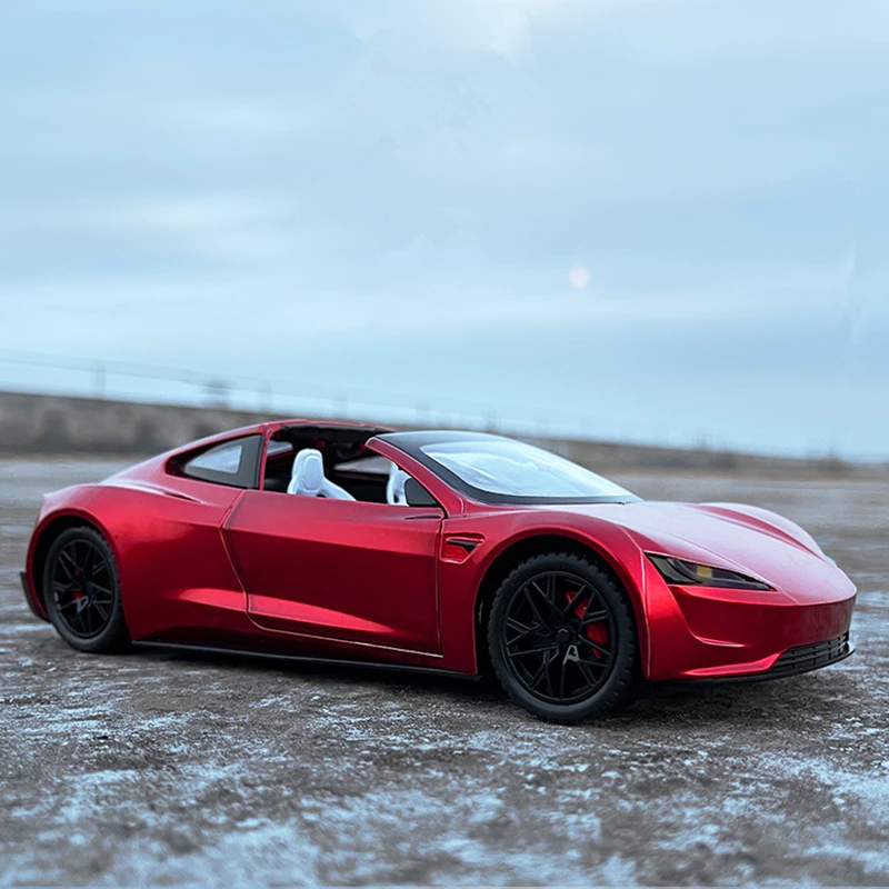 Tesla Metal Metal Models | Alloy Car Model Diecasts | Tesla Roadster ...