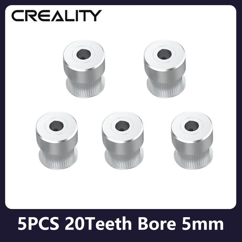 CREALITY 5Pcs Timing Pulley GT2 20Teeth 20 Teeth Bore 5mm Belt ...