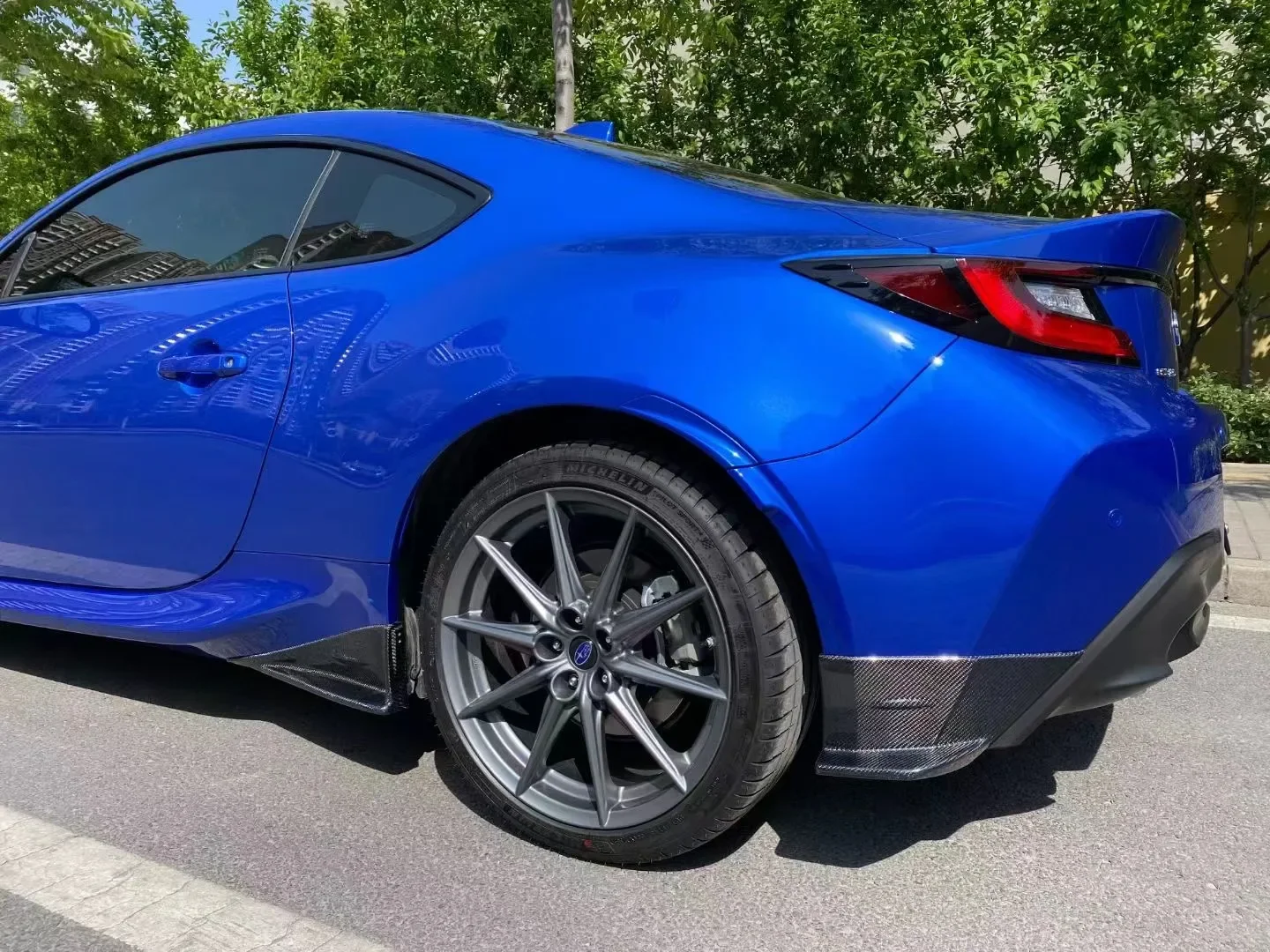 BRZ GR86 Upgraded STI Style Bodykit For Toyota GR86 Subaru BRZ Front ...
