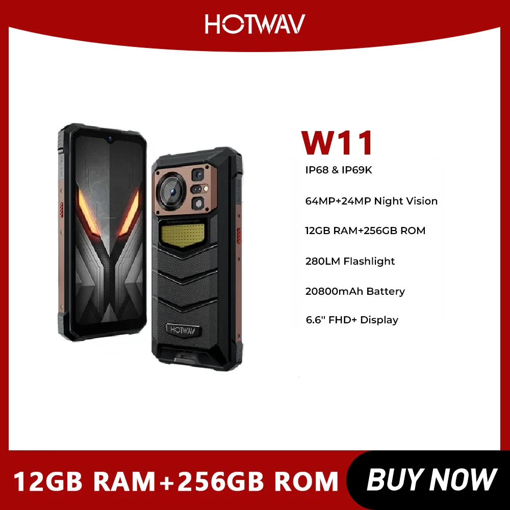 HOTWAV-W11-Rugged-Smartphone-Fast-Charging-Cellphones-FHD-24MP-Night ...