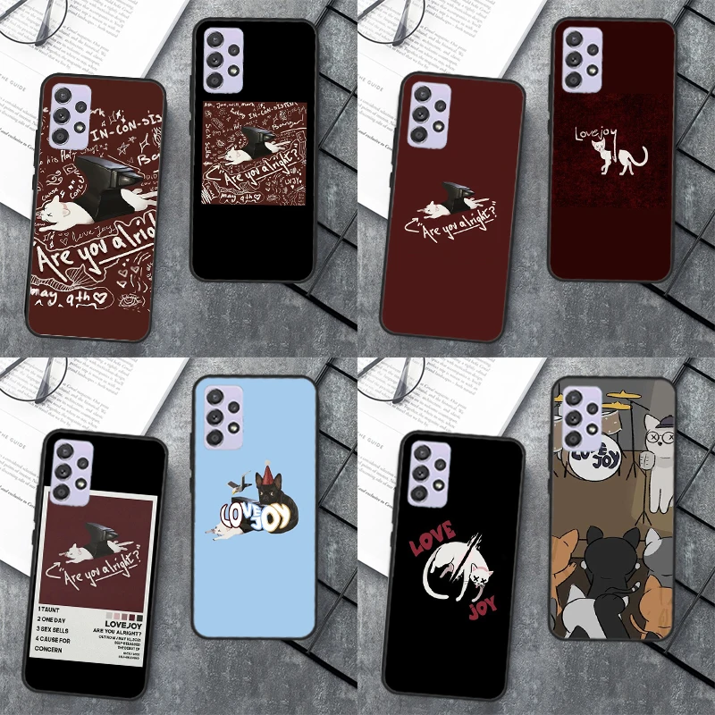 Lovejoy Cat Are You Alright Case For Samsung Galaxy A14 A34 A54 A12 A22 ...