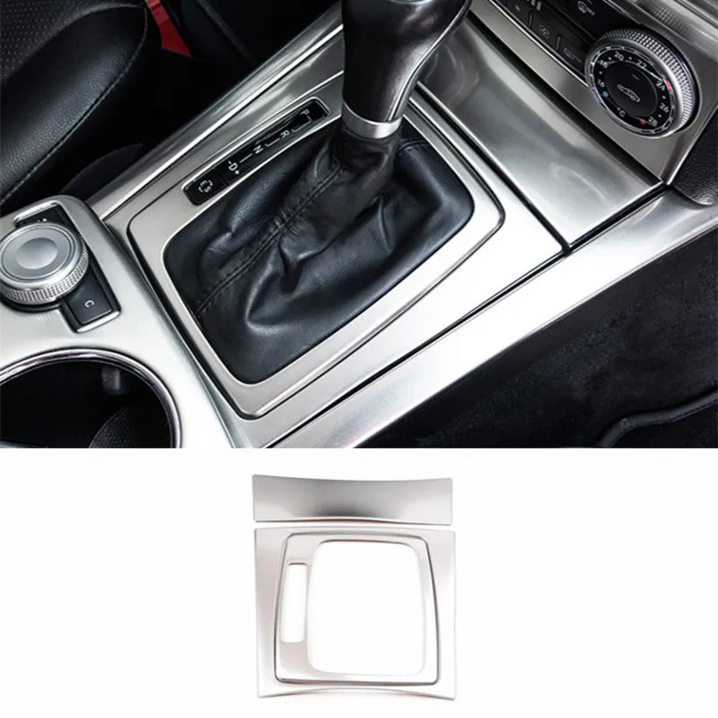 Center Console Gear Shift Panel Cover Trim 3Pcs For Mercedes Benz C ...