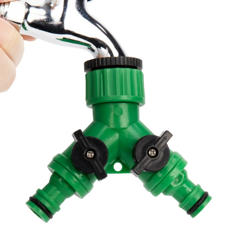Garden Hose Y Quick Connector 1/2" 3/4" Female Thread 2-way Water ...